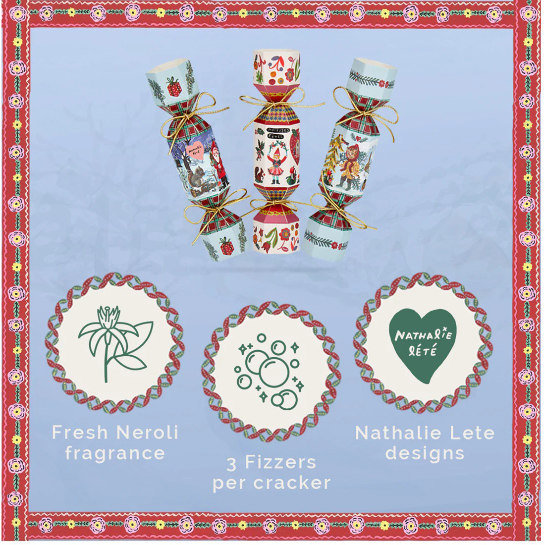 Buy Nathalie Lete Christmas Bath Bomb Crackers In Australia Real Buy Nathalie Lete Christmas Bath Bomb Crackers In Australia Real