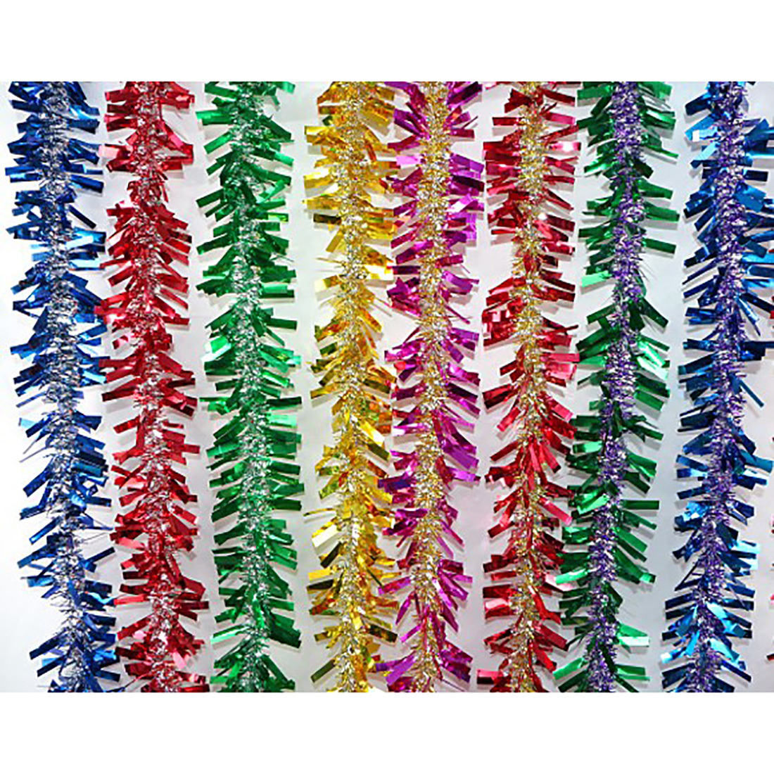 Buy Red Silver Wave Spiral Christmas Tinsel in Australia | Real ...